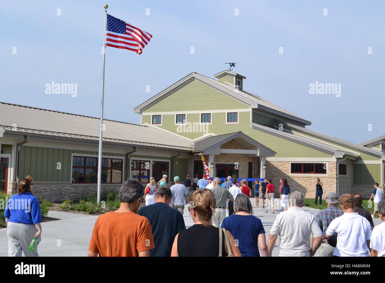 The new visitor center at a Midwest National Park offers visitors ...