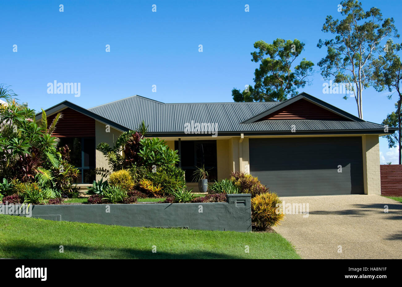 A Modern House in Australia Stock Photo - Alamy