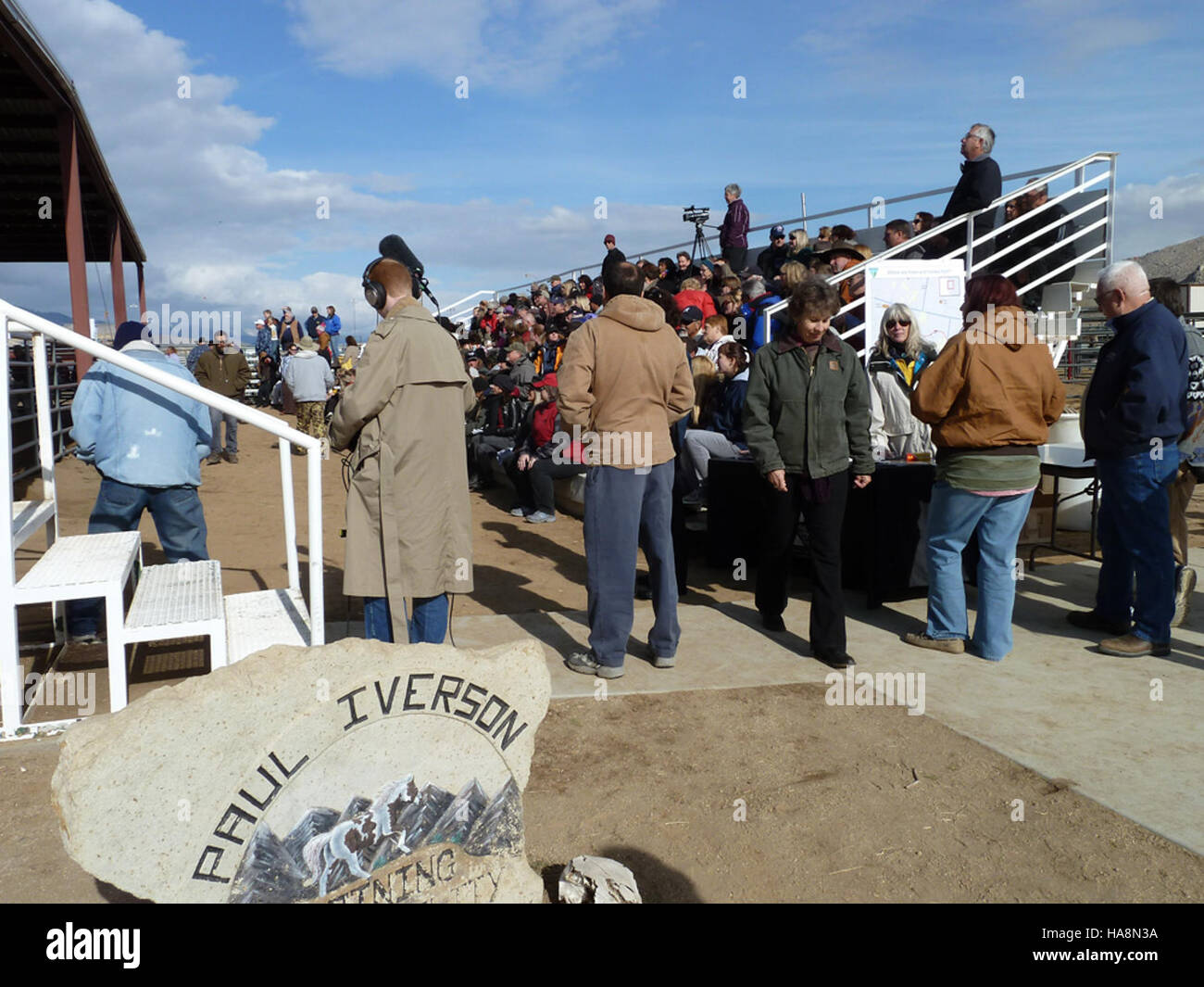 The Bureau of Land Management (BLM) hosted a wild horse adoption event ...