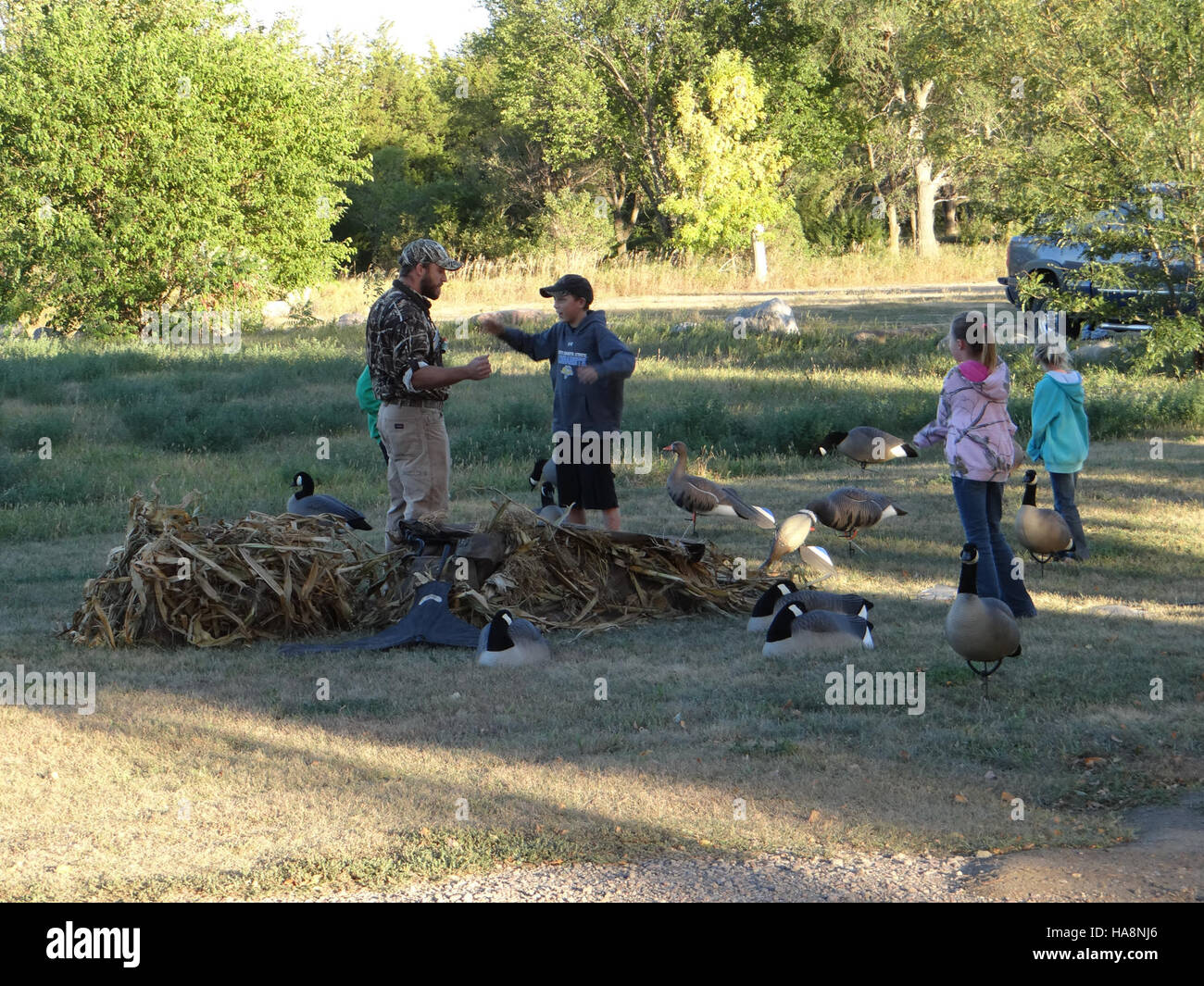 Blinds and decoys are essential tools used in wildlife management and ...