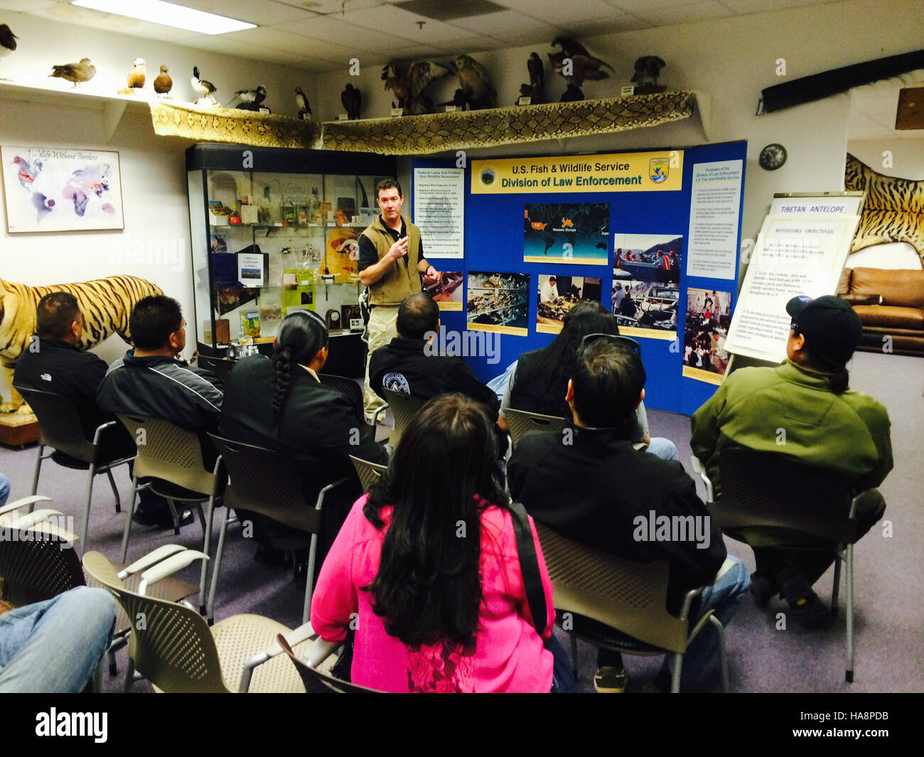The Eagle and Property Repository Tour, part of the US Fish and ...