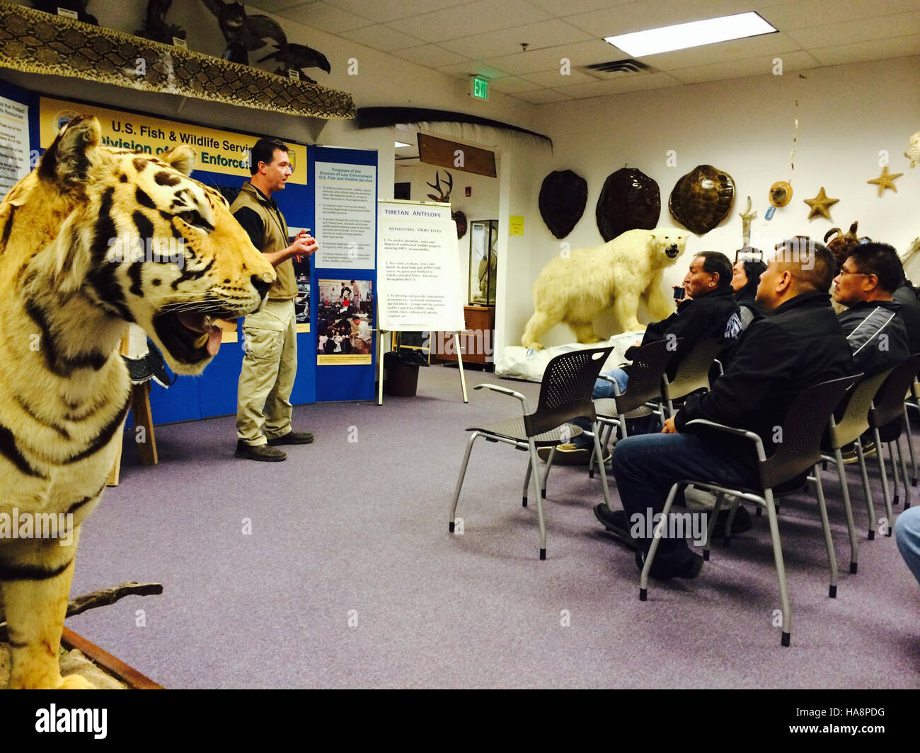 This image shows a tour of the U.S. Fish and Wildlife Serviceâ€™s ...