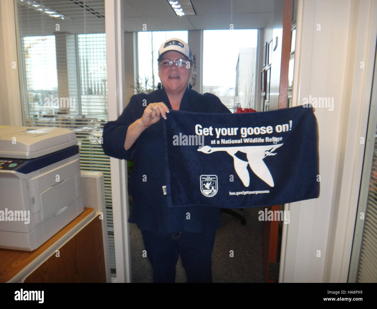 Cindy Barry participates in wildlife conservation at a national park ...