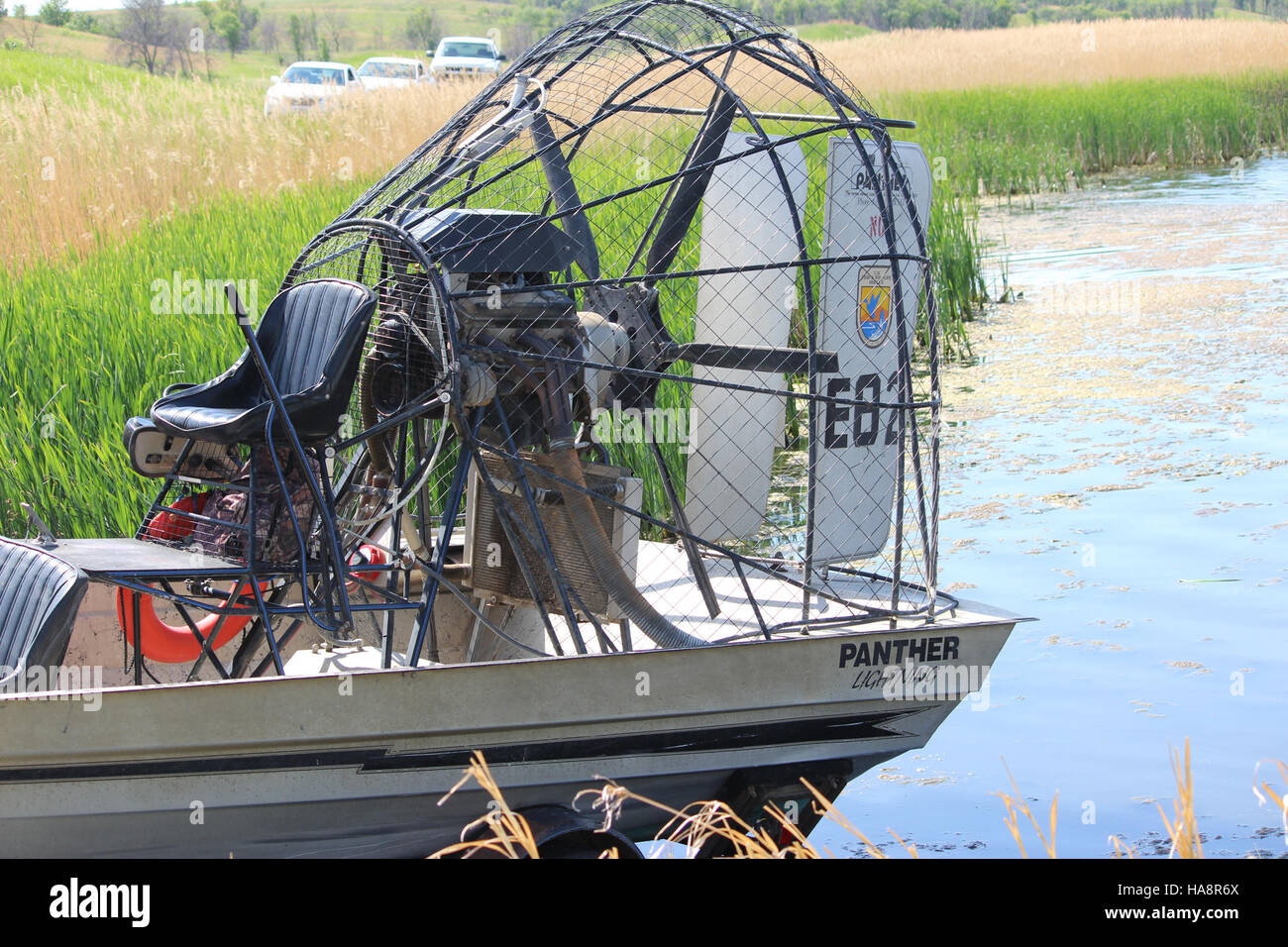 usfwsmtnprairie 14258107507 Airboat Propeller Stock Photo - Alamy