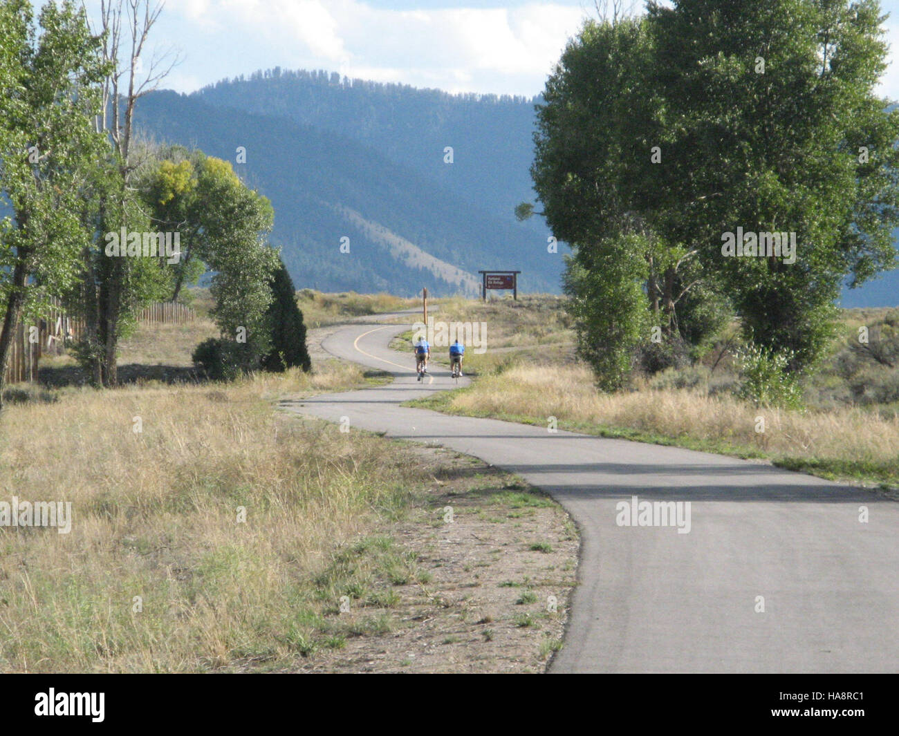 A broad view of a national park in the Mountain Prairie region ...