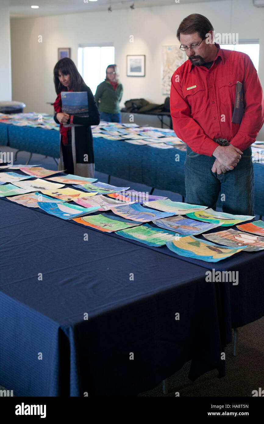 The Wyoming Junior Duck Stamp competition involves judging student ...