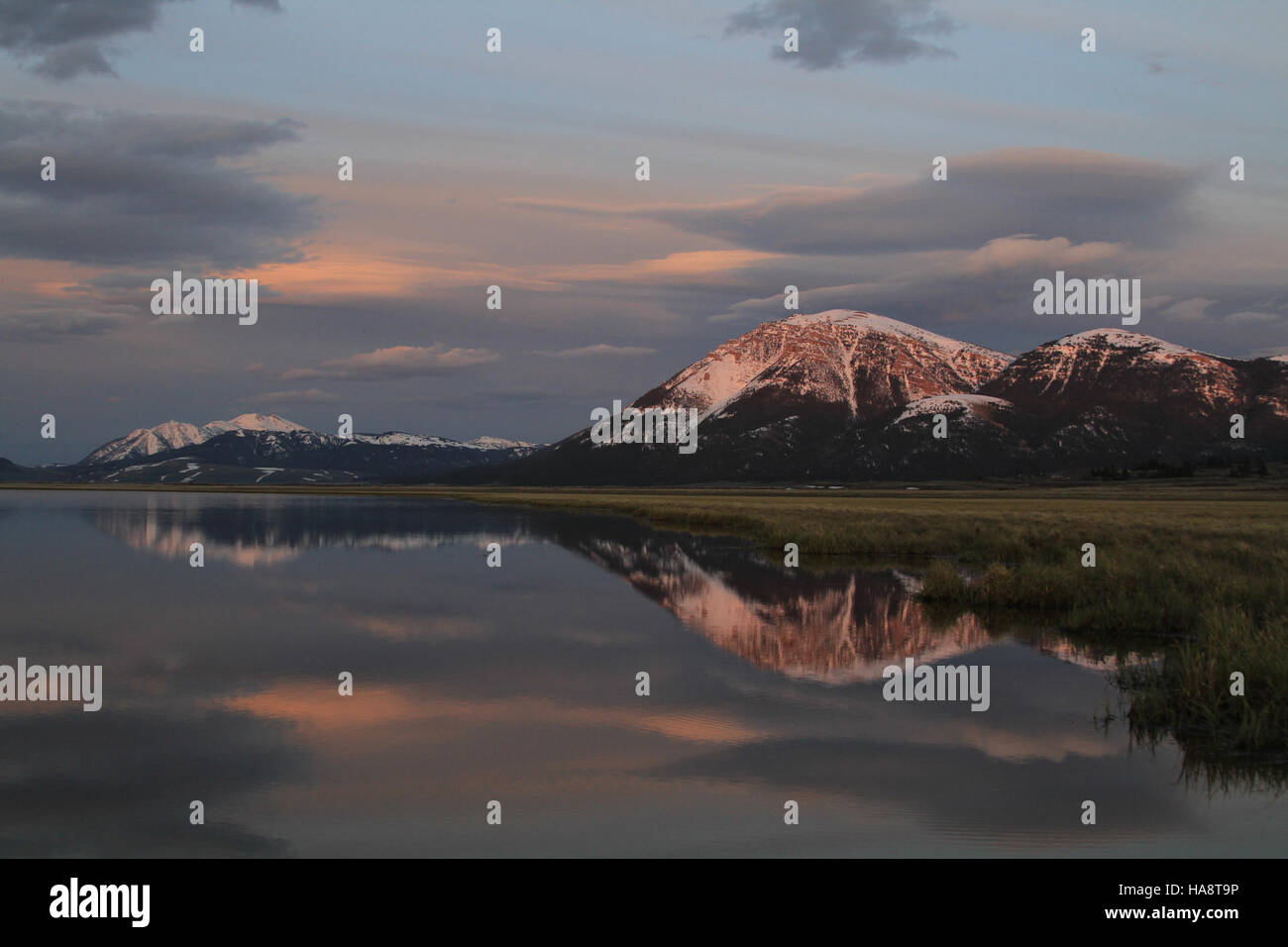 A stunning sunset at Red Rock Lake National Wildlife Refuge (NWR ...