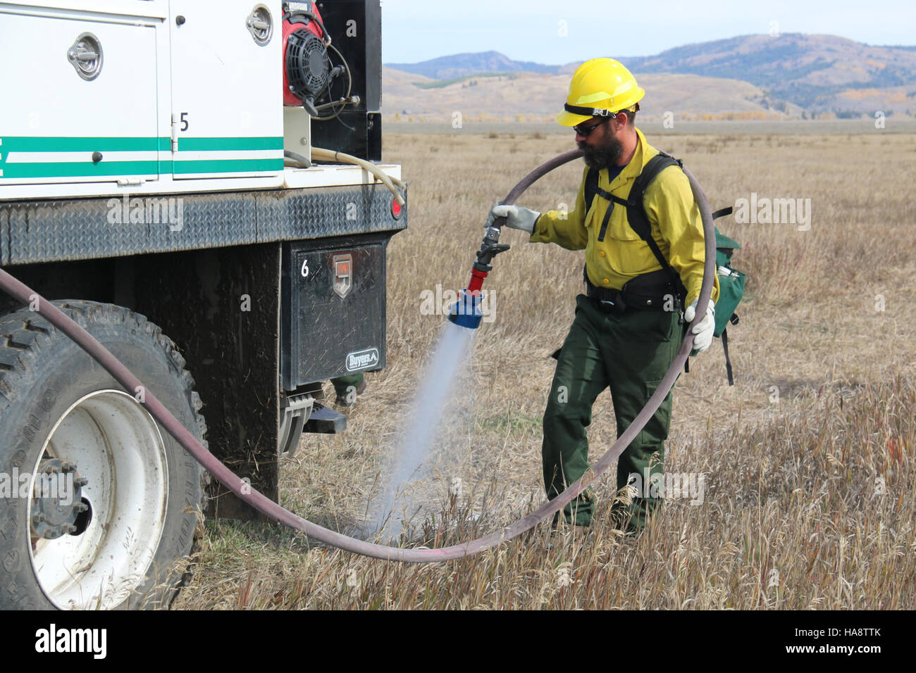 usfwsmtnprairie 15292904937 Fuel Break Stock Photo - Alamy