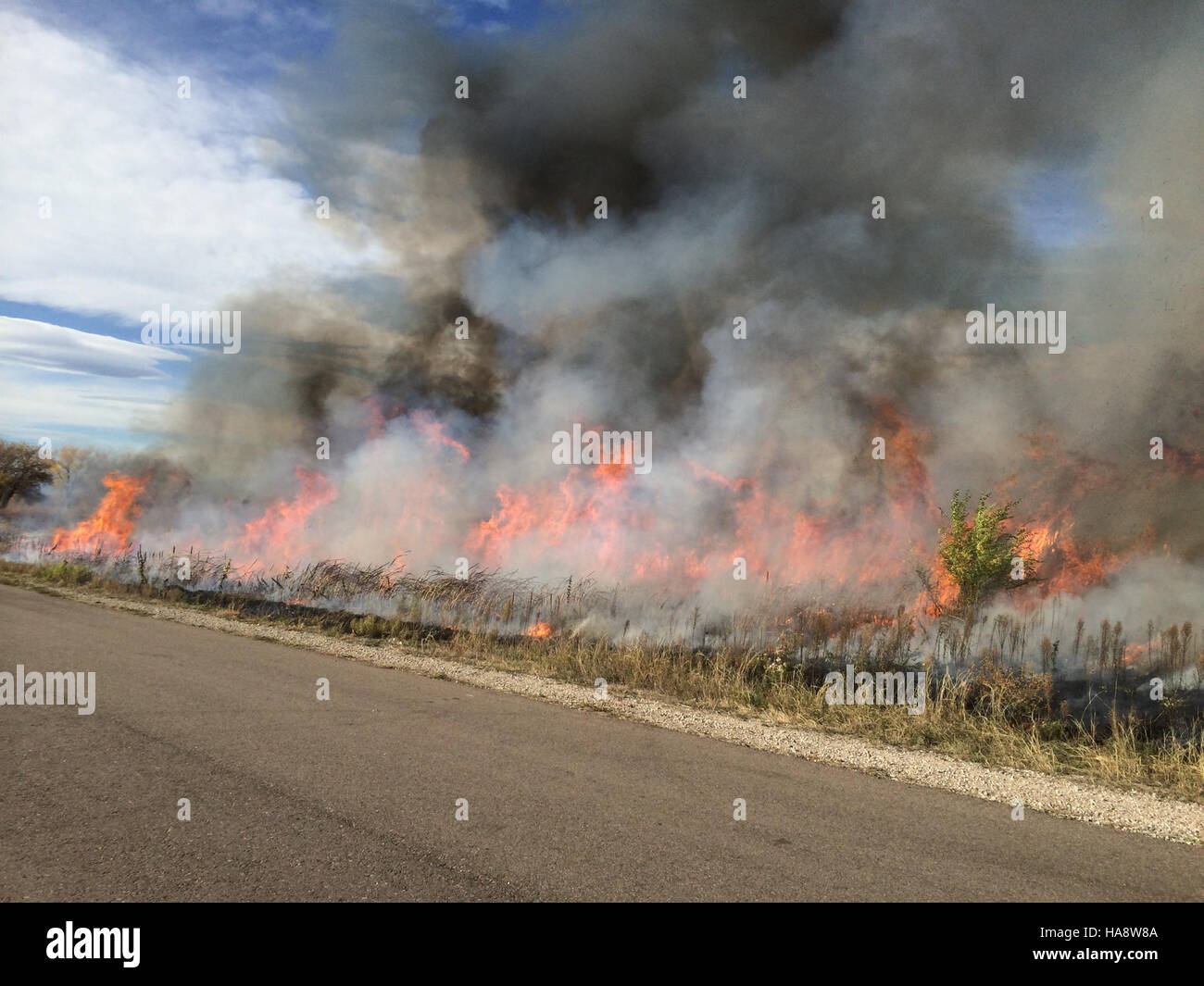 The Head Fire at a national park, a significant wildfire event ...