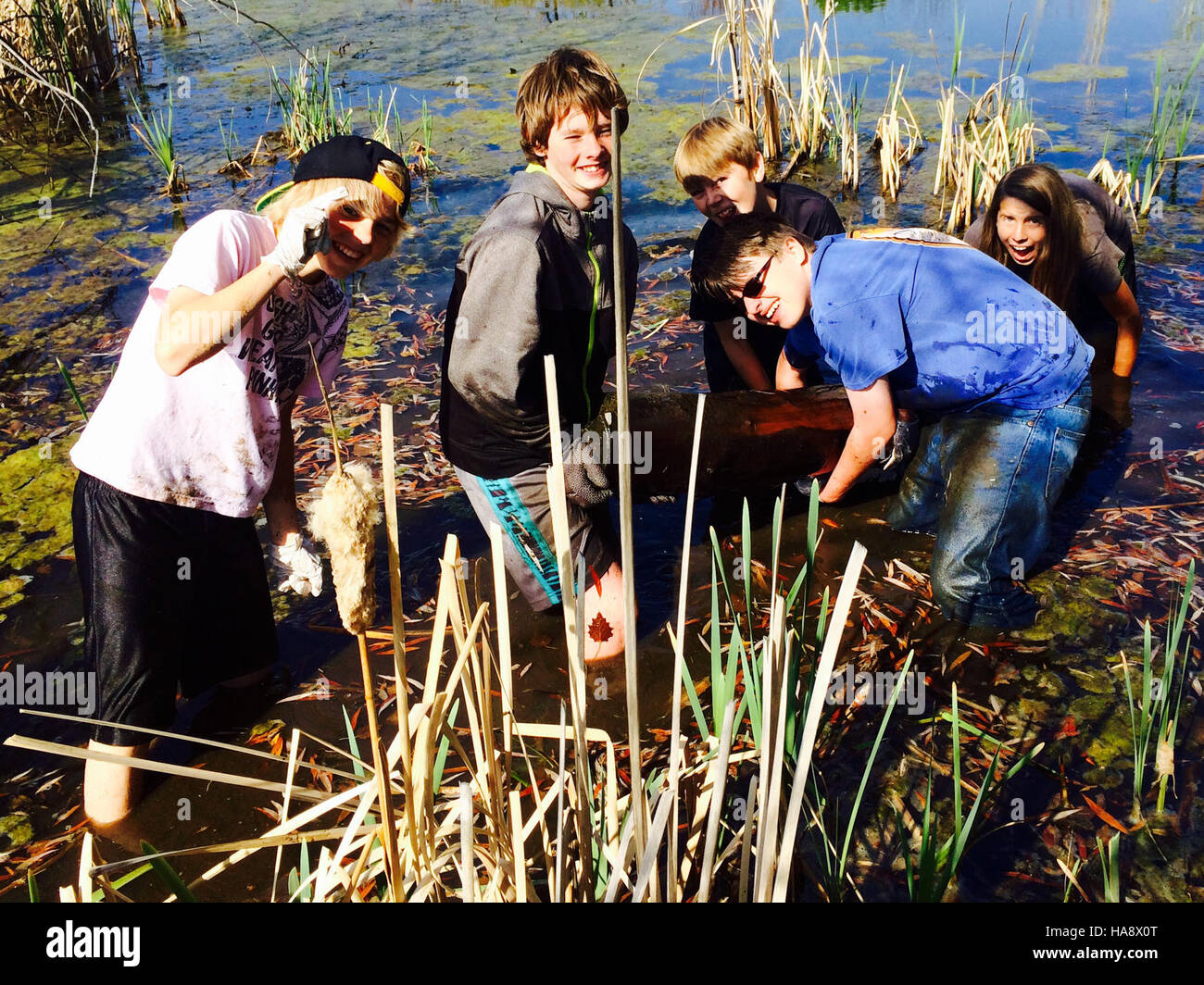 usfwsmtnprairie 16810298313 Earth Day - Two Ponds Stock Photo - Alamy