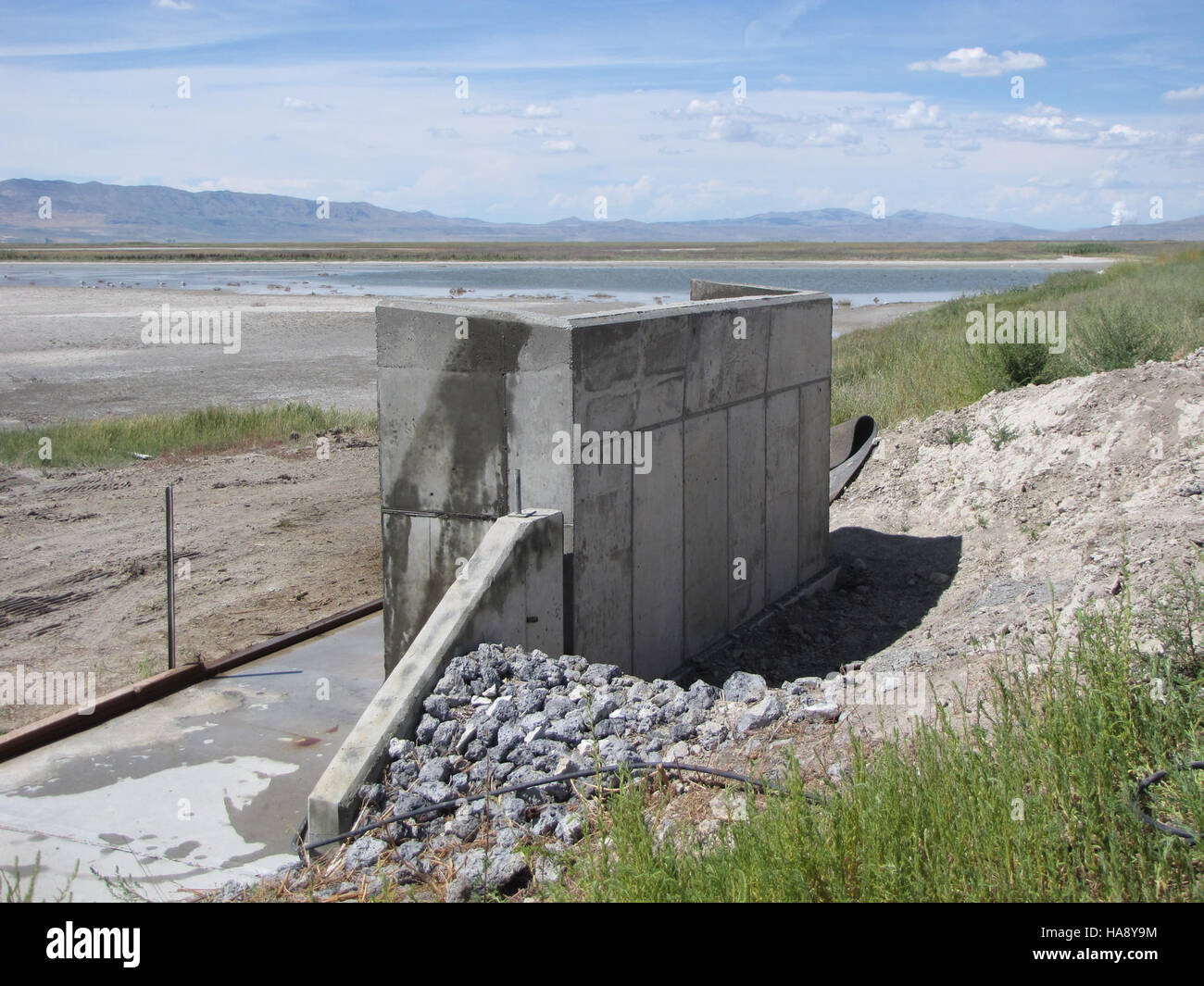 This image shows a side shot of a national park landscape in the ...