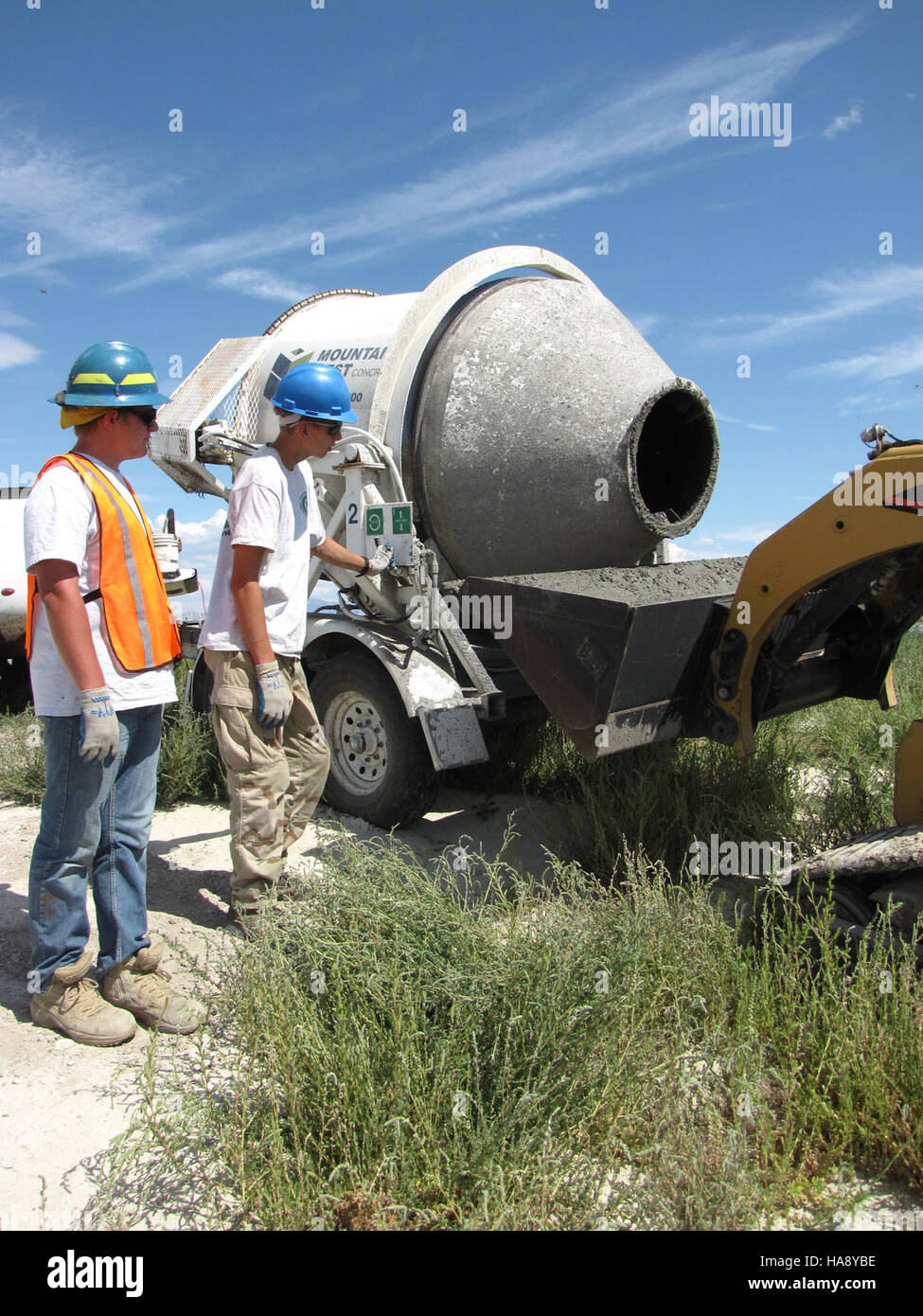This image illustrates a project in a national park where construction ...
