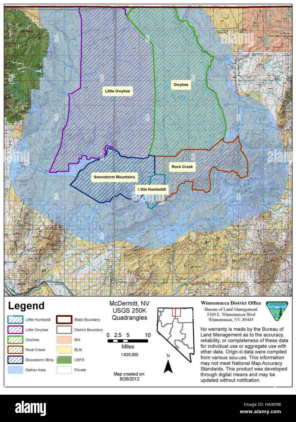 Owyhee map hi-res stock photography and images - Alamy
