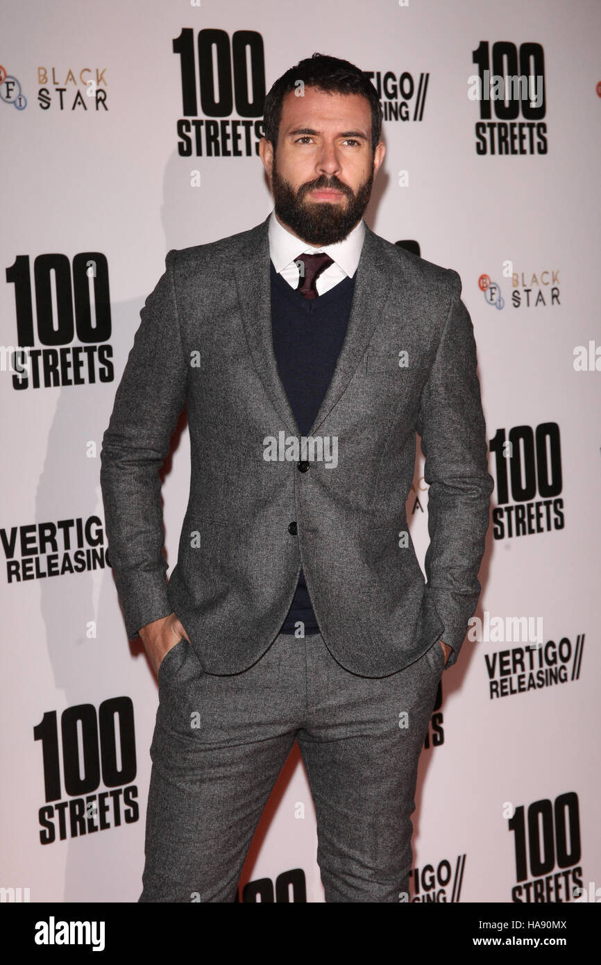 Tom Cullen attends the 100 Streets film premiere at the BFI in London ...
