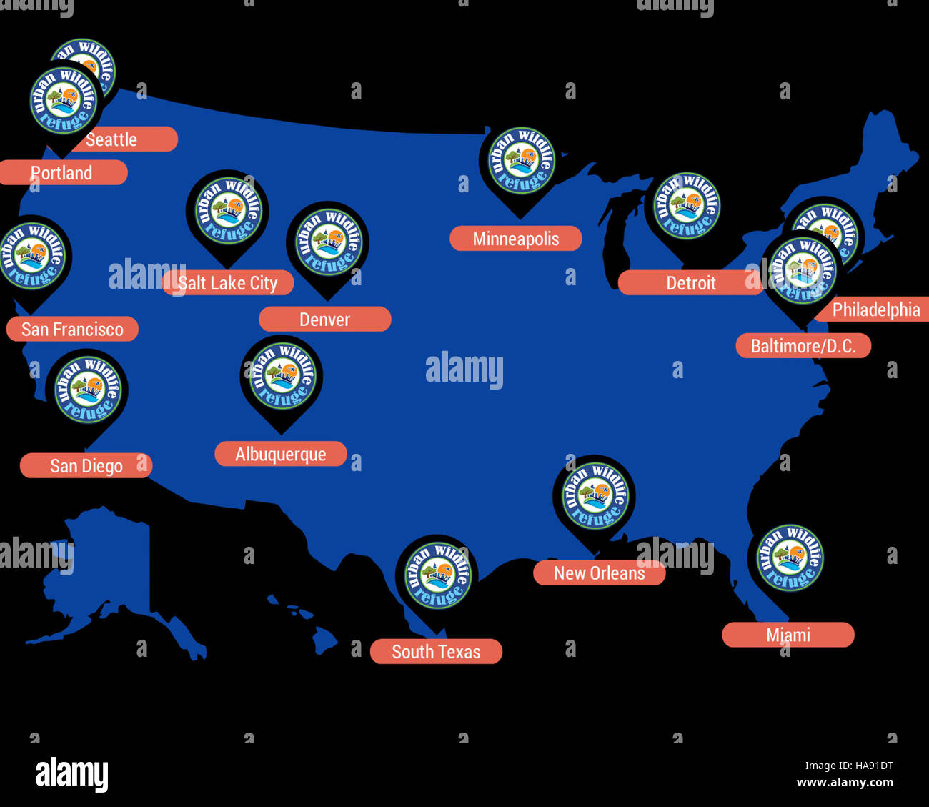 The U.S. Fish and Wildlife Service prioritizes urban refuges, providing ...