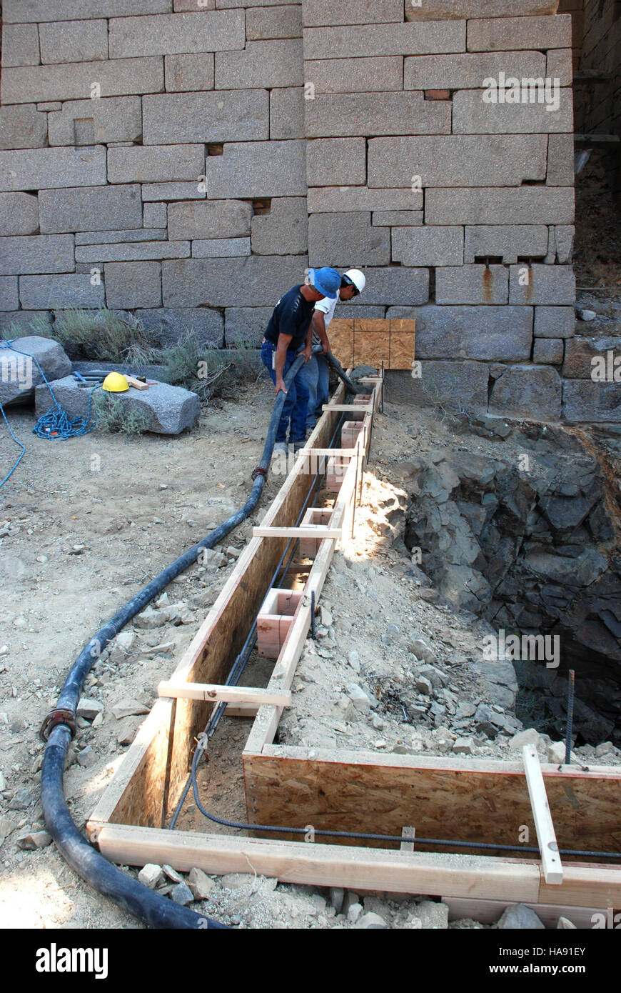 Concrete pumping service hi-res stock photography and images - Alamy