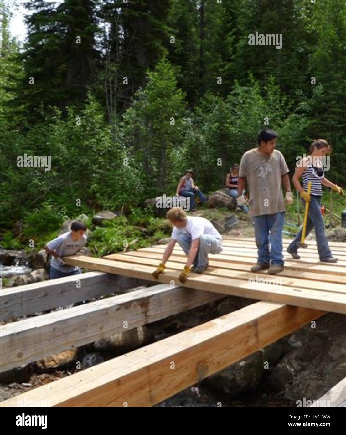 The Montana Tribal Youth Conservation Corps (YCC) program engages young ...