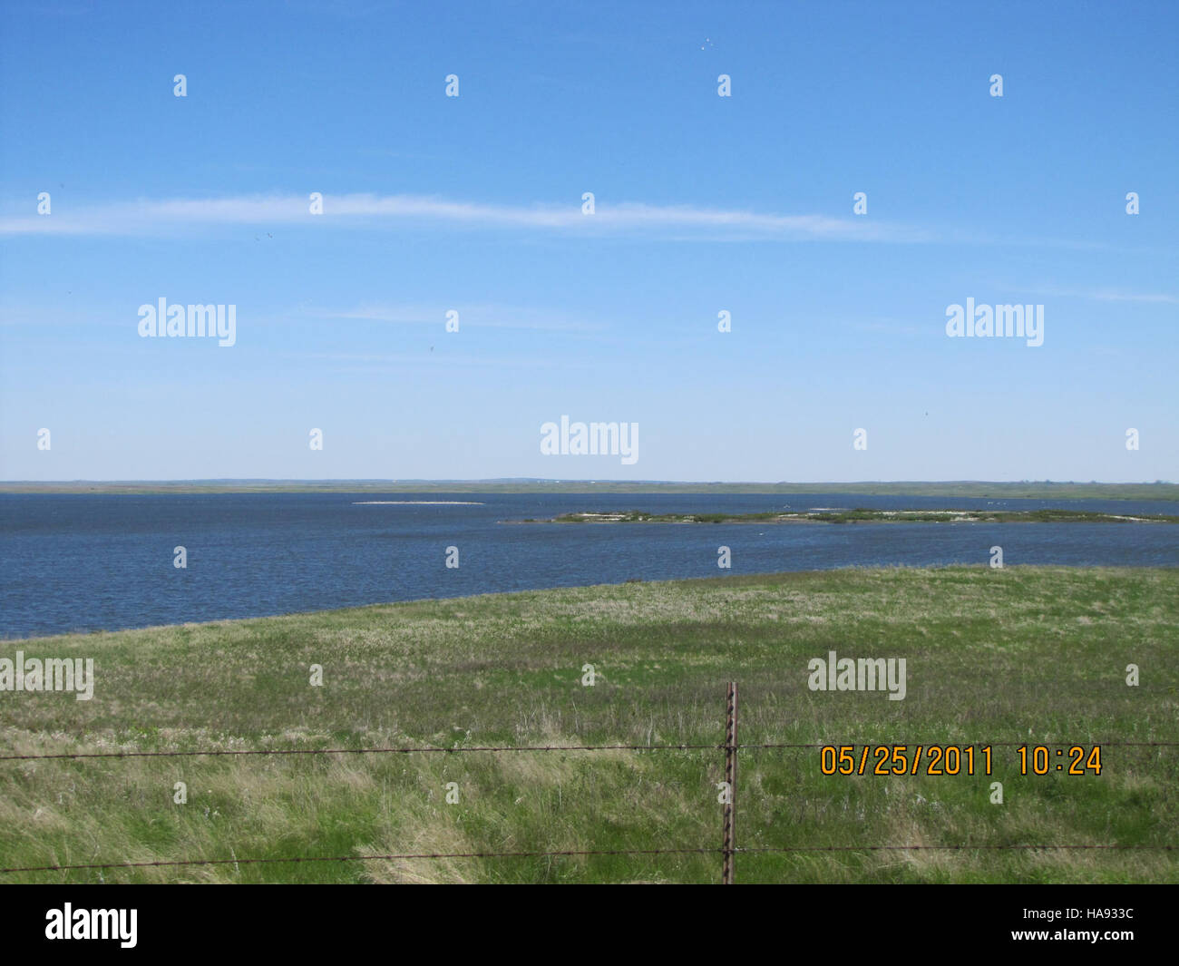 A view of a nesting island in a national park, providing crucial ...