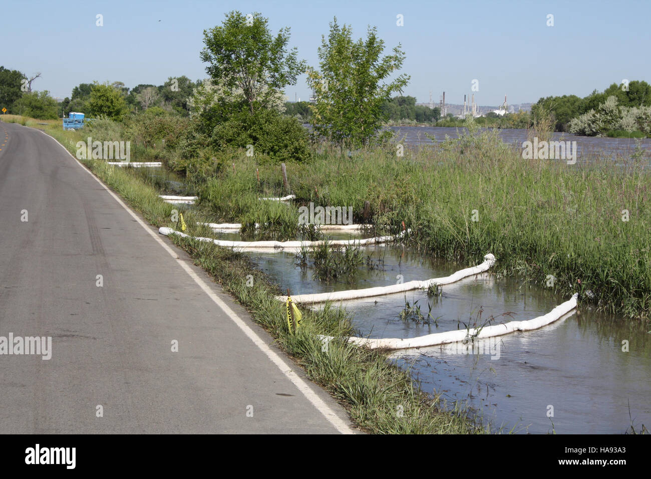 Booms oil spills hi-res stock photography and images - Alamy
