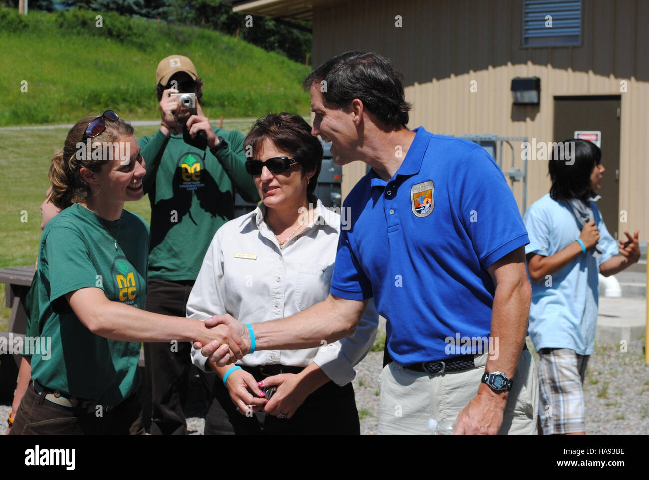 USFWS Director Dan Ashe visited the Creston National Fish Hatchery to ...