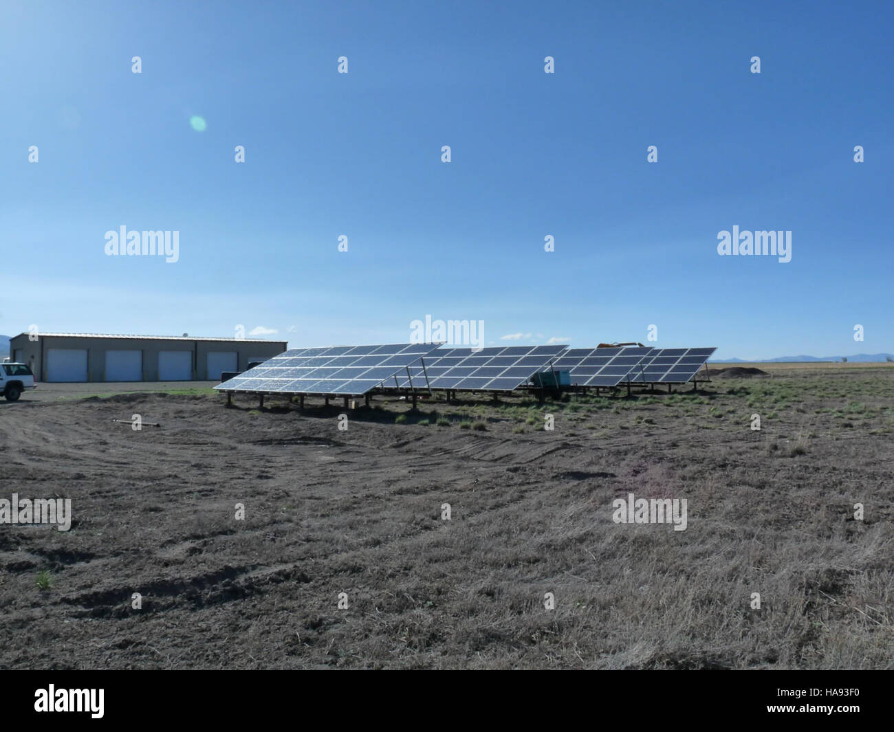 This image showcases the solar panels at Monte Vista National Wildlife ...