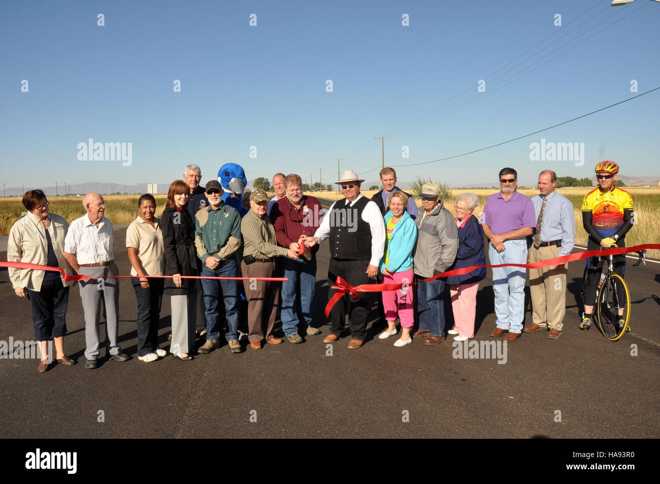 The ribbon-cutting ceremony at the National Park marks the completion ...