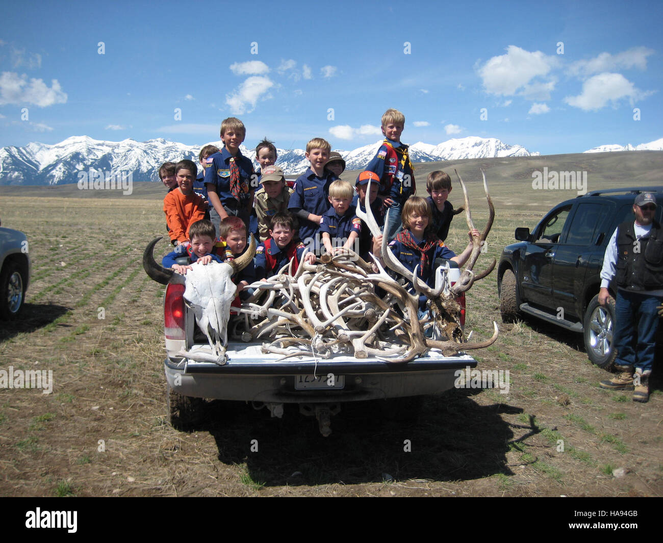usfwsmtnprairie 7048019823 Proud Scouts Pose With Their Find Stock ...