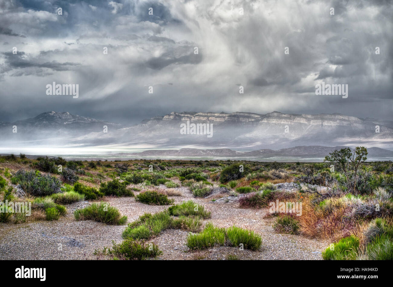 A dramatic dust storm in June 2011 captured over the Great Basin in ...