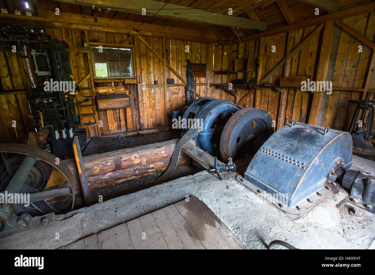 This image showcases equipment used at a powerhouse in Alaska's ...