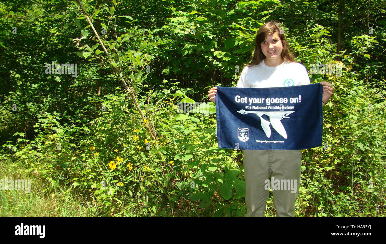 The 'Get Your Goose On' event in a national park promotes awareness of ...