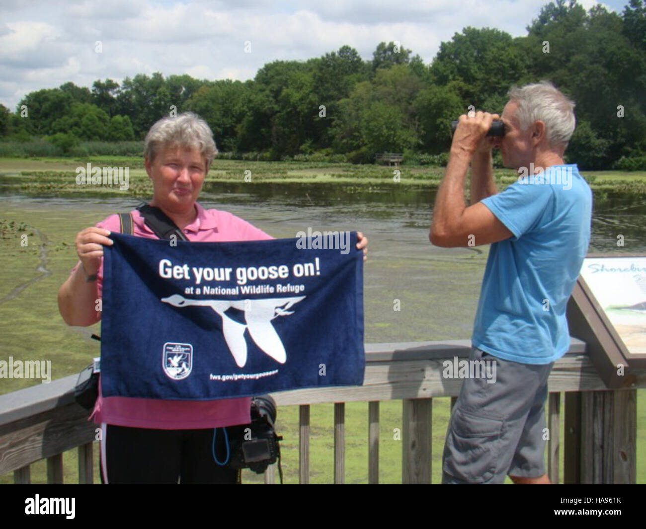 A fun wildlife observation event at a national park where visitors can ...