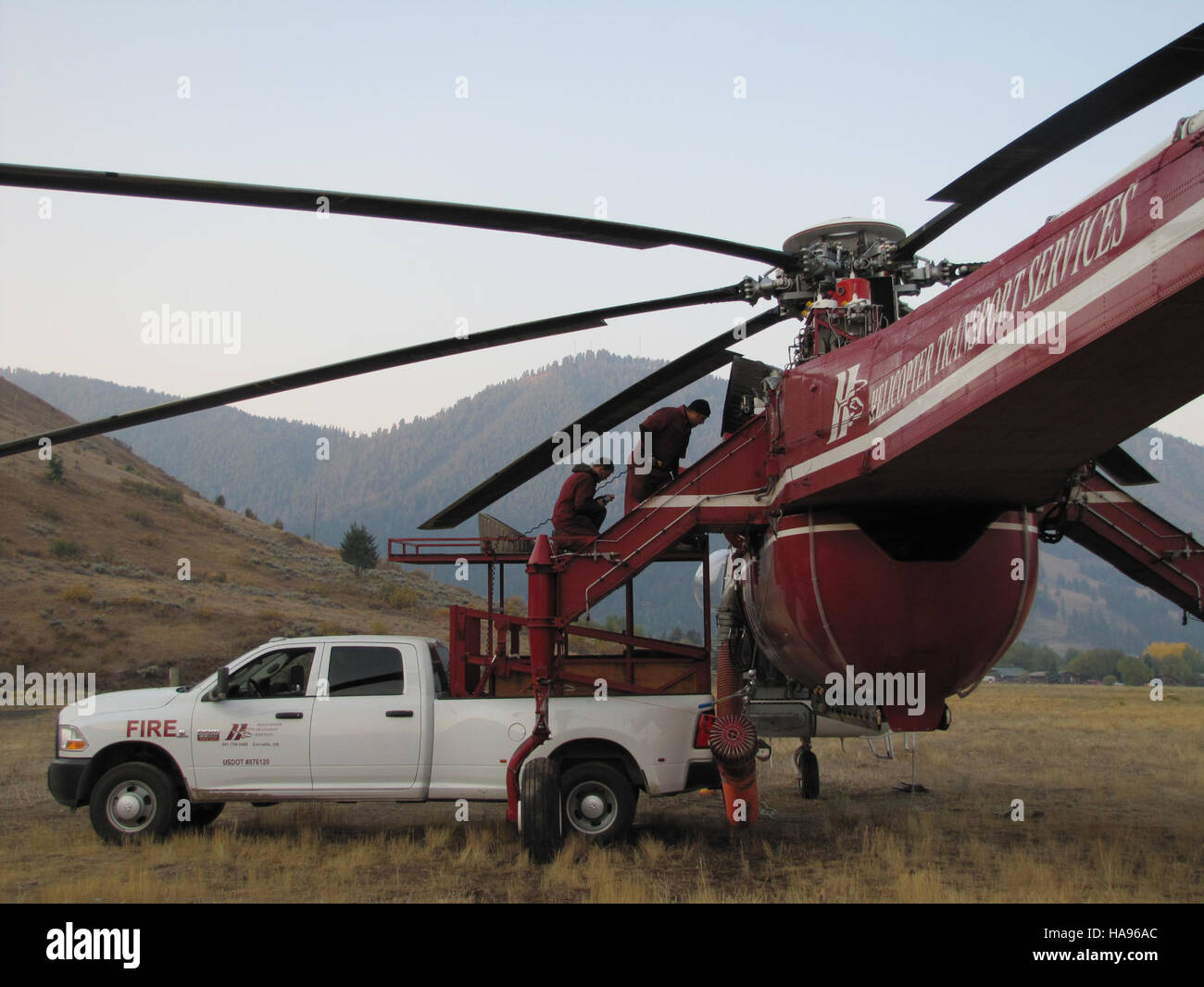 This image depicts the preparation for departure from a National Park ...