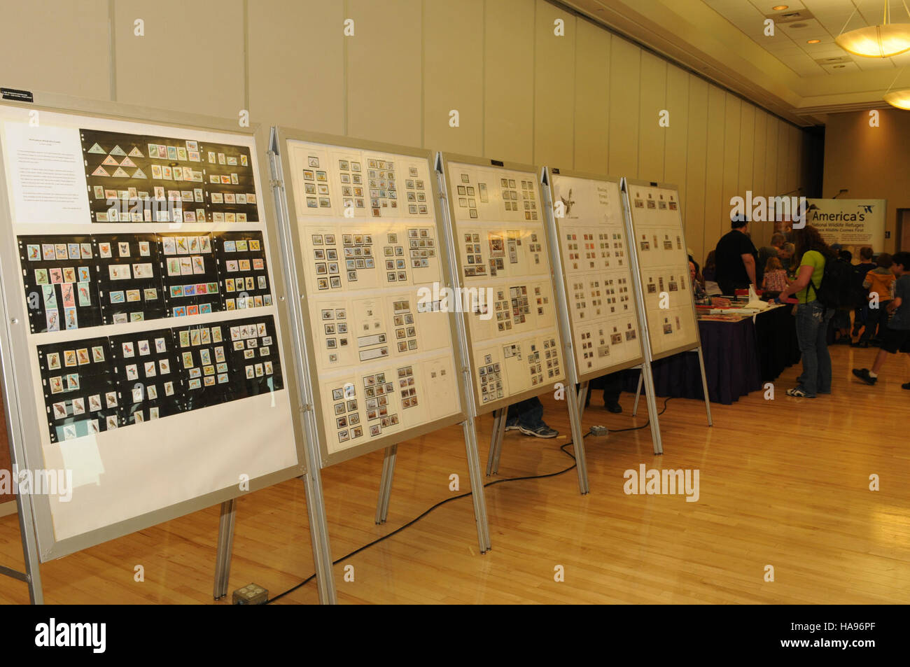 The USFWS Mountain Prairie Region displays a variety of exhibits ...