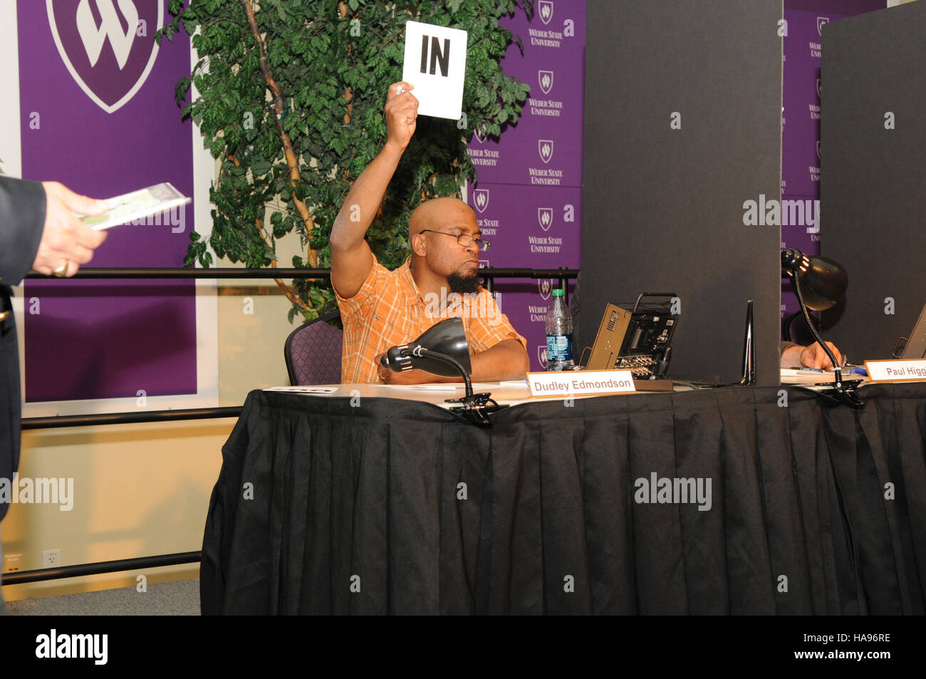 The photograph titled 'Judging' captures a moment during a wildlife ...