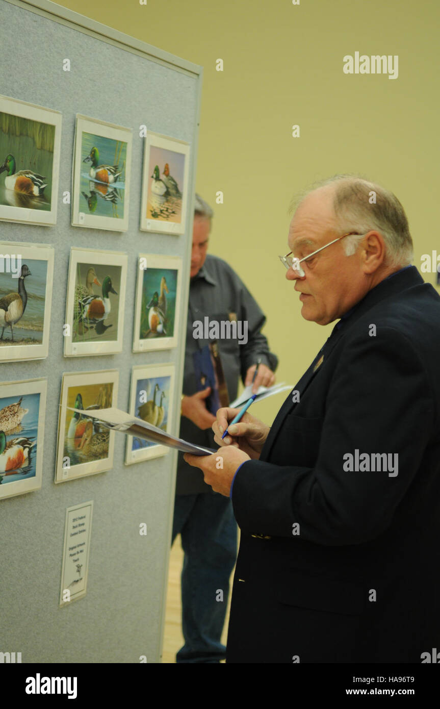 This image captures the wildlife judging process at a conservation site ...