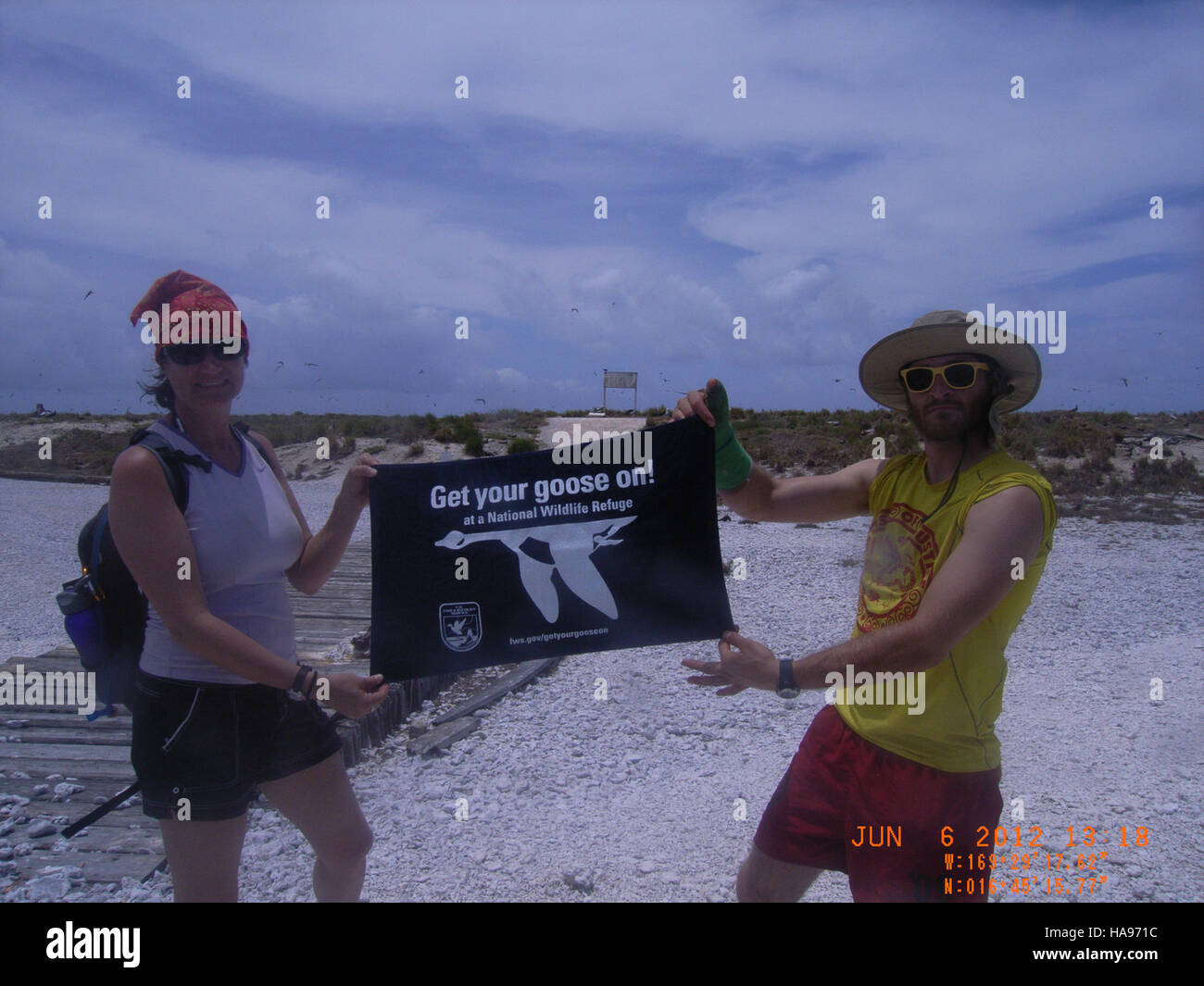 This image, titled 'Get Your Goose On, Atoll Style', features the ...