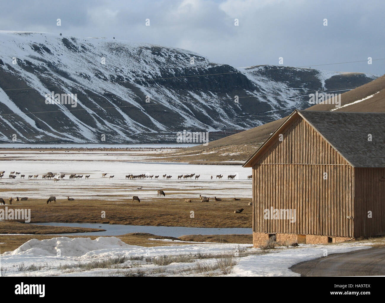 This photograph captures a scenic view from the Refuge Road at the ...