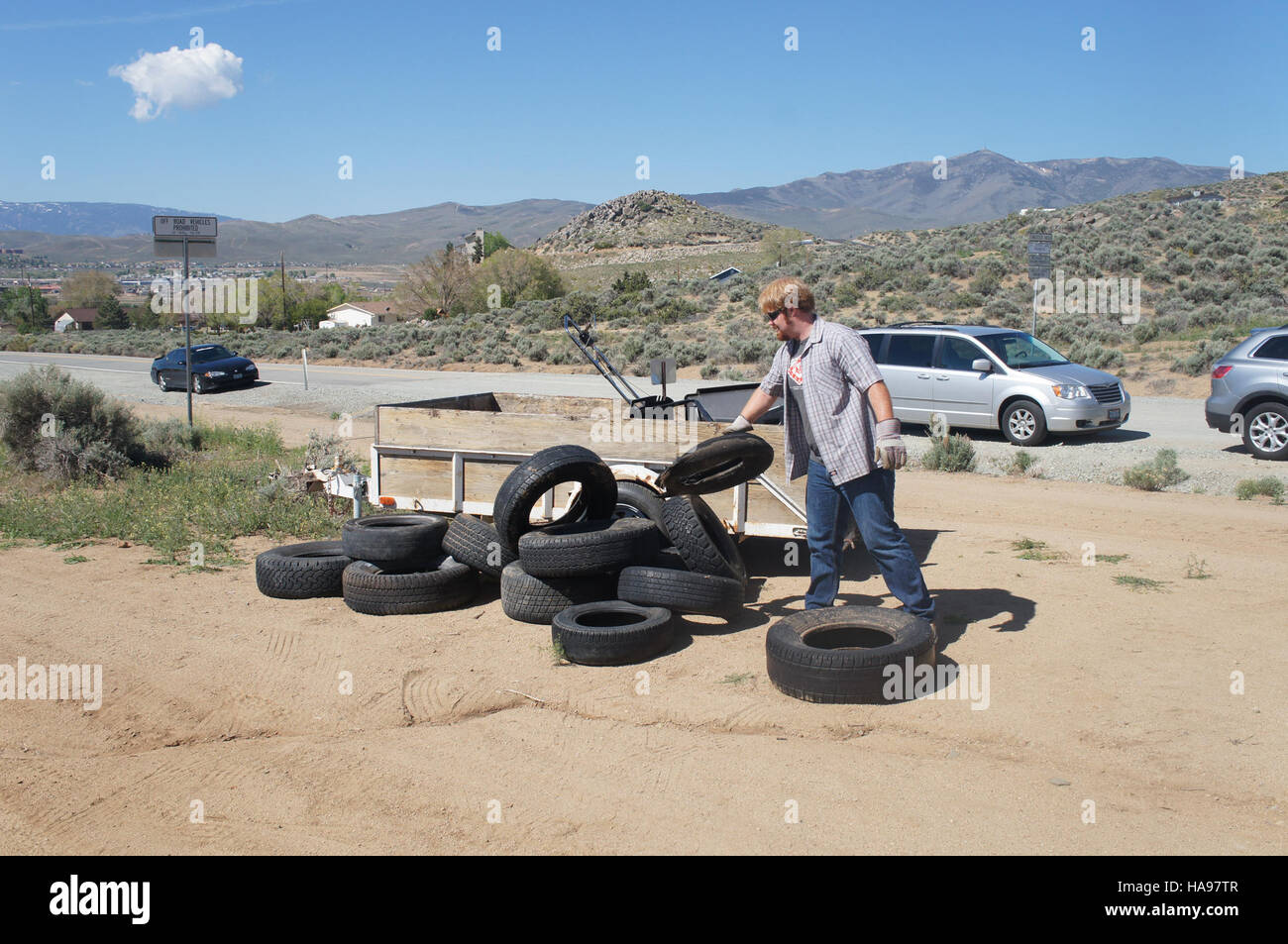 Stacking tires hi-res stock photography and images - Alamy