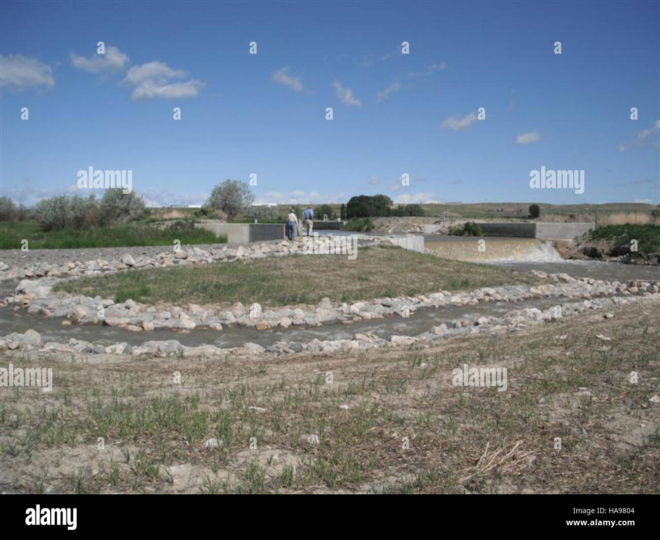 An image depicting a fish passageway constructed to facilitate fish ...