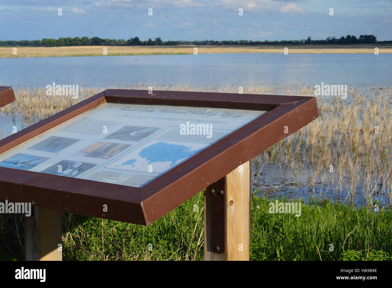 usfwsmtnprairie 9153778278 Interpretation signs at Sand Lake NWR Stock ...