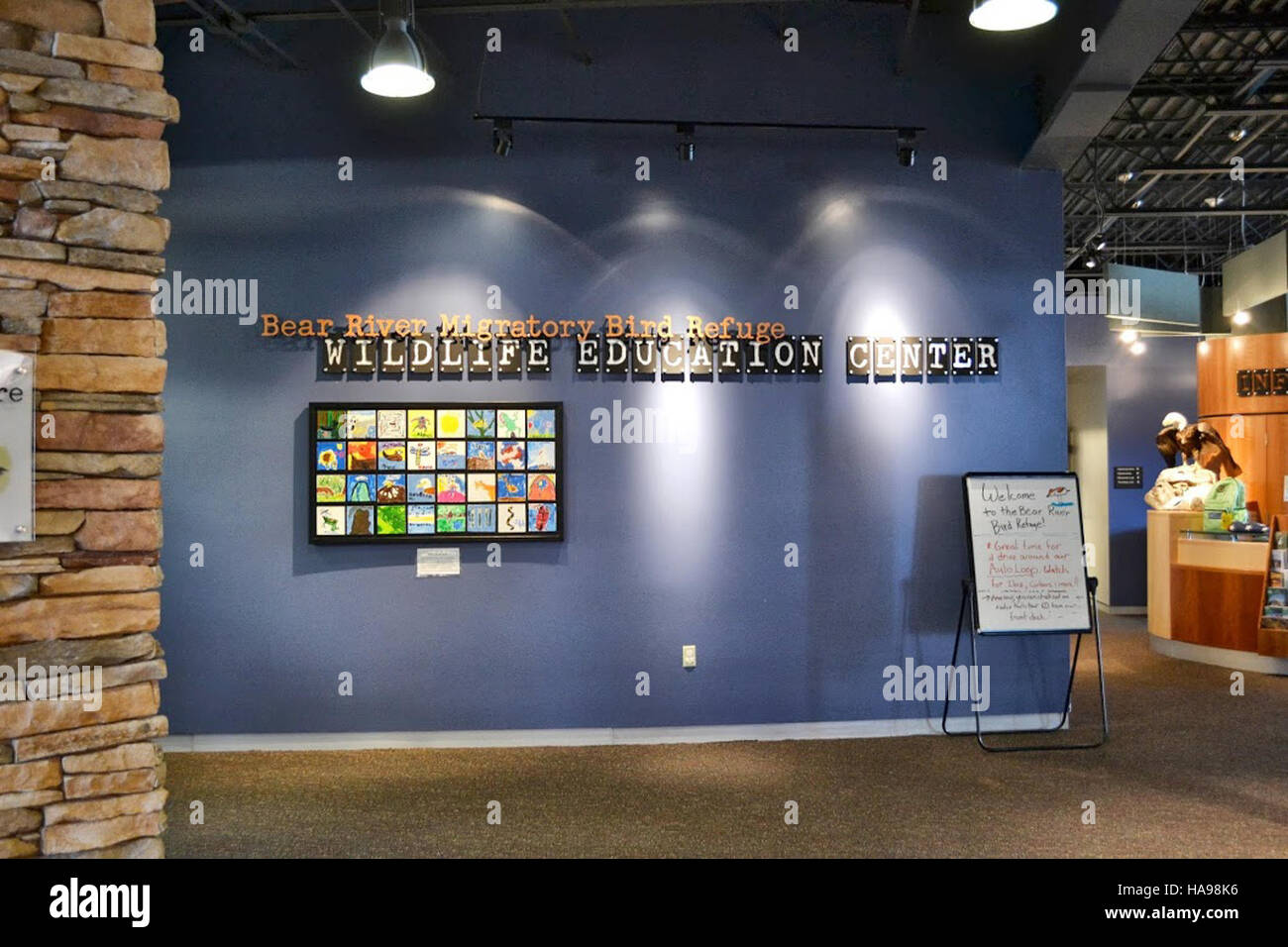 The Bear River Migratory Bird Refuge Visitor Center provides ...