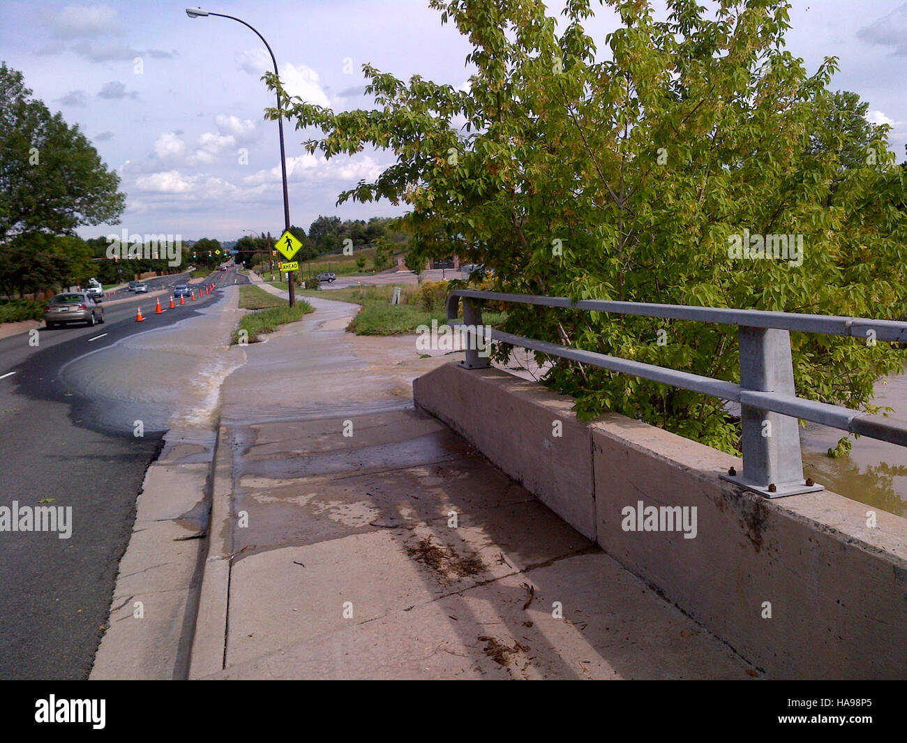 The overflowing of Croke Canal in the Two Ponds National Wildlife ...