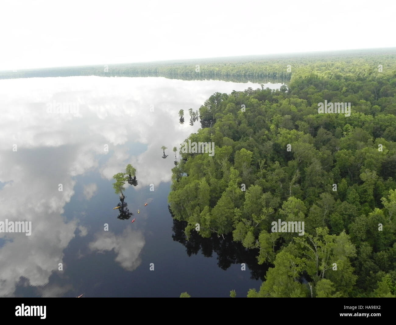 An aerial view of a national park reveals the vastness and beauty of ...