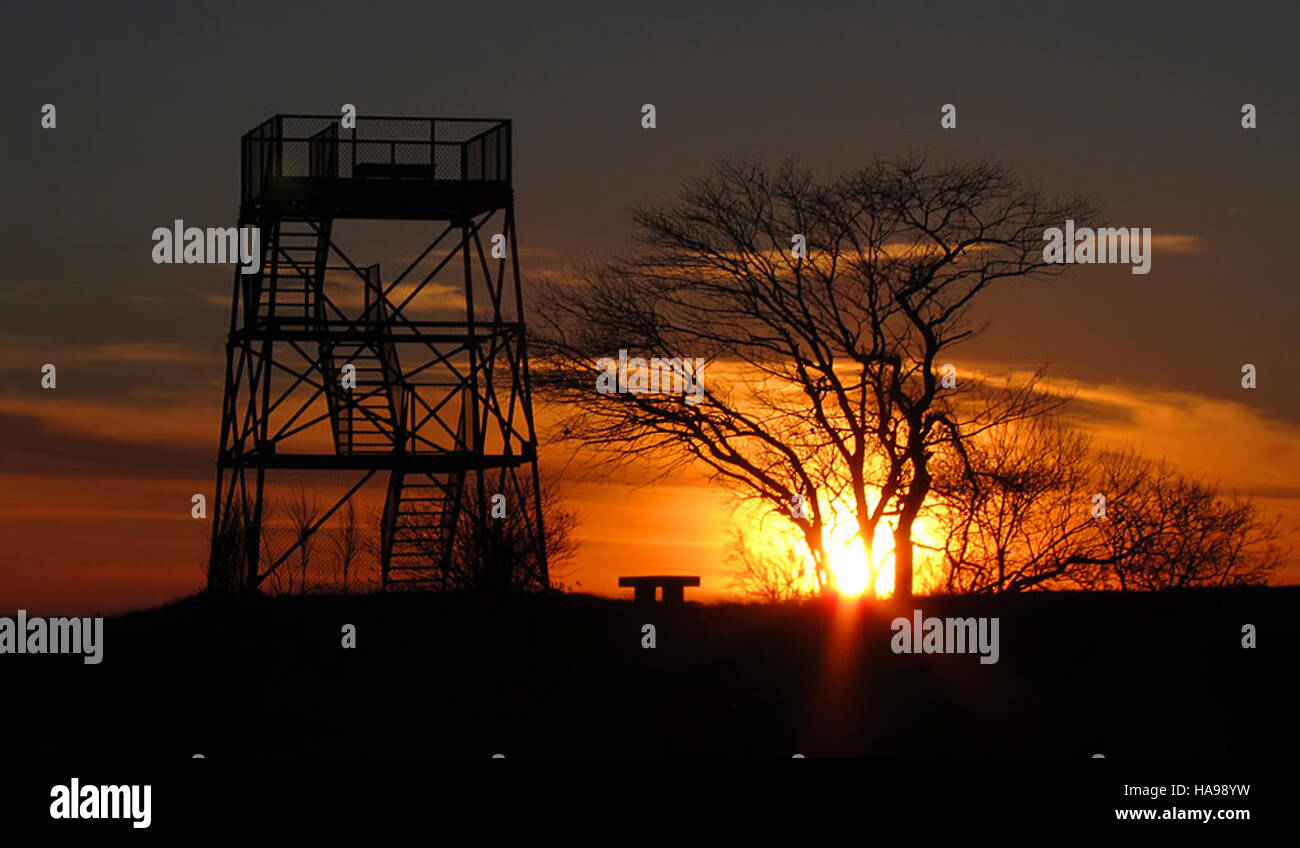 Hellcat, a popular spot in a national park, is captured at sunset ...