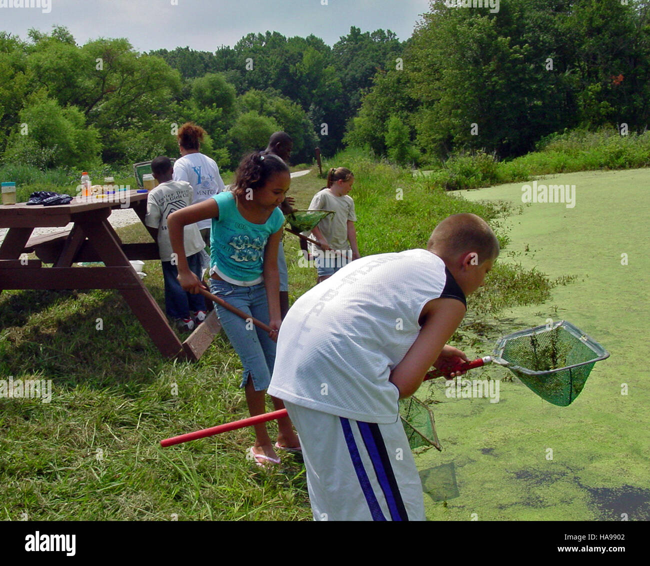 This image highlights an environmental education program conducted by ...
