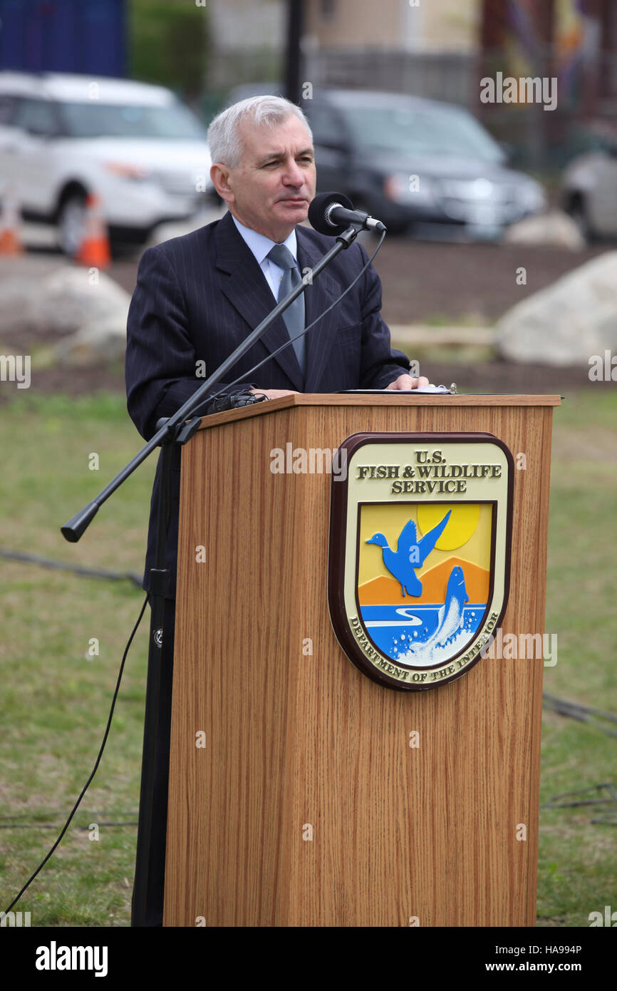 A visit by Senator Jack Reed to a national park in the Northeast U.S ...