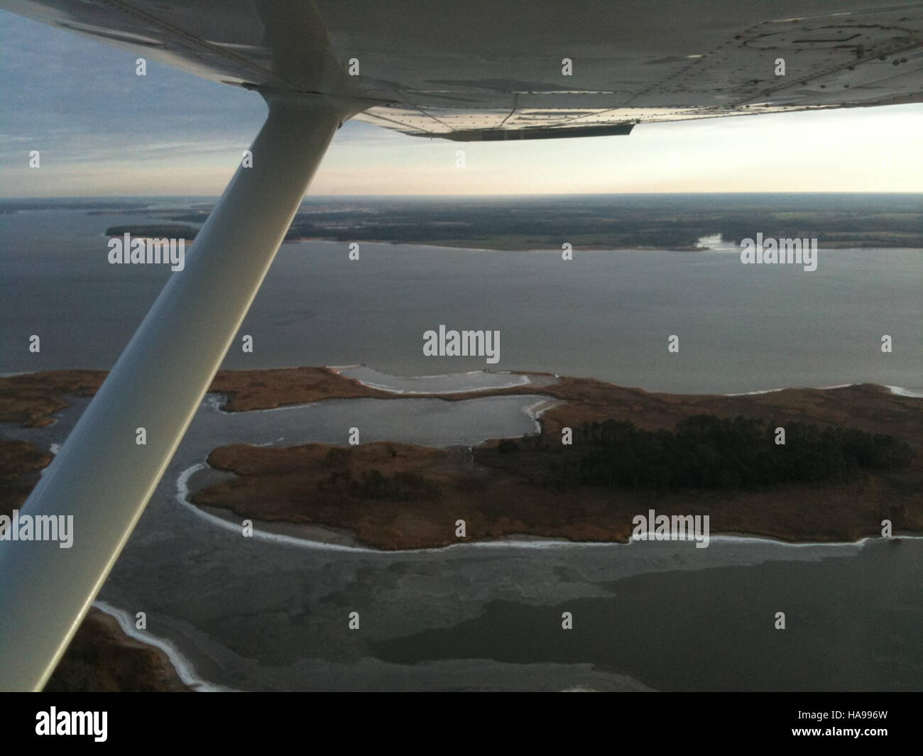 An aerial view of Hale Cove National Park reveals its scenic beauty and ...