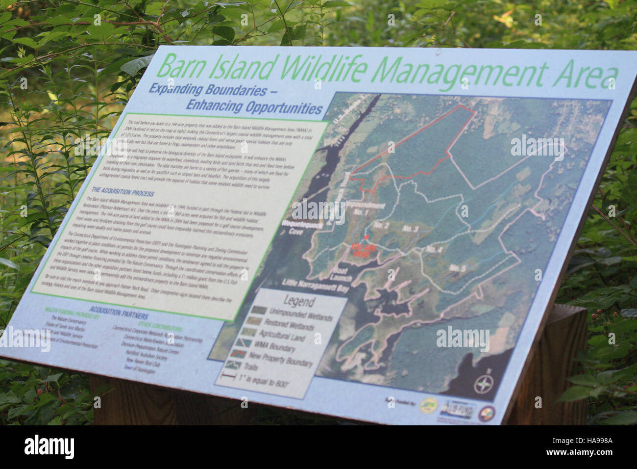 The Barn Island Wildlife Management Area, managed by the U.S. Fish and ...