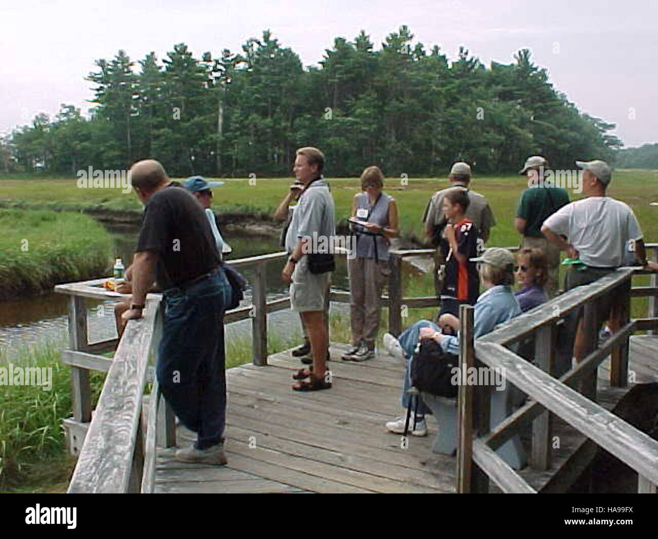 Before the Carson Trail Boardwalk restoration project, this image shows ...