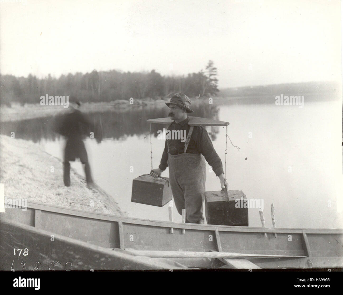 This image depicts the transfer of fish eggs from Dead Brook to Craig ...